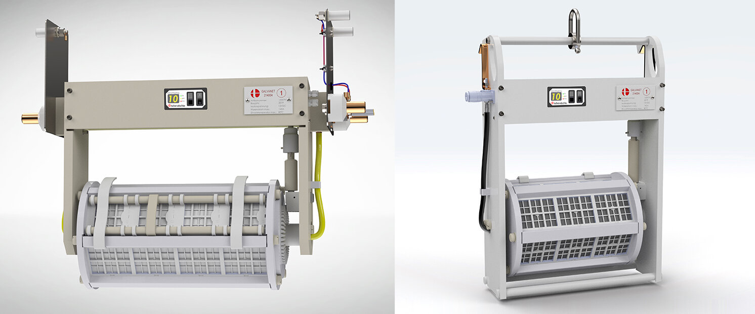Modular barrel plating system GALVANET®